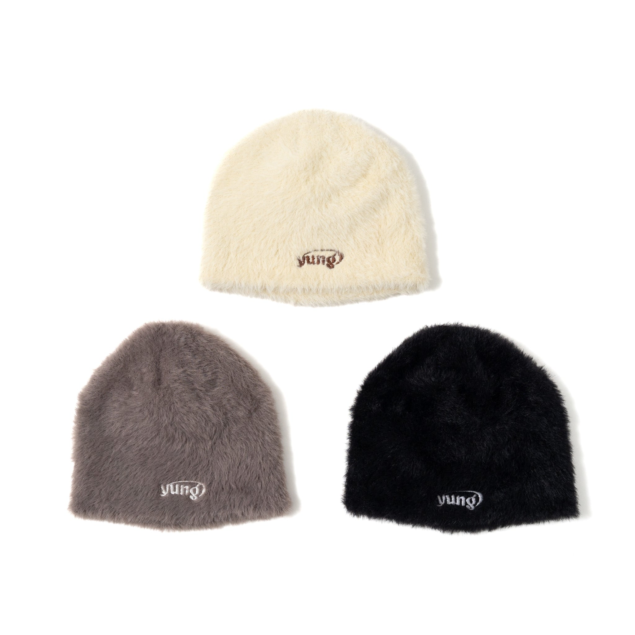 yung logo shaggy beanie – YZ