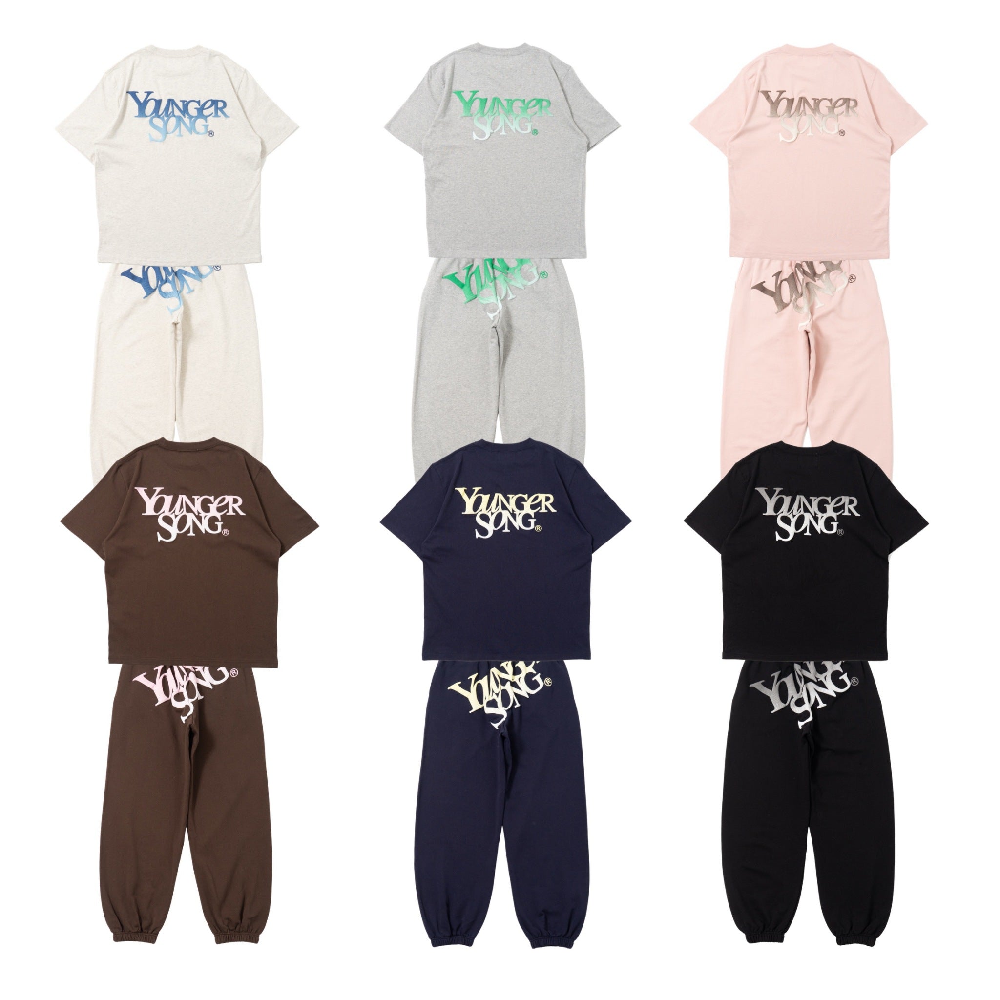 Gradation universal logo special pack sweat set up – YZ