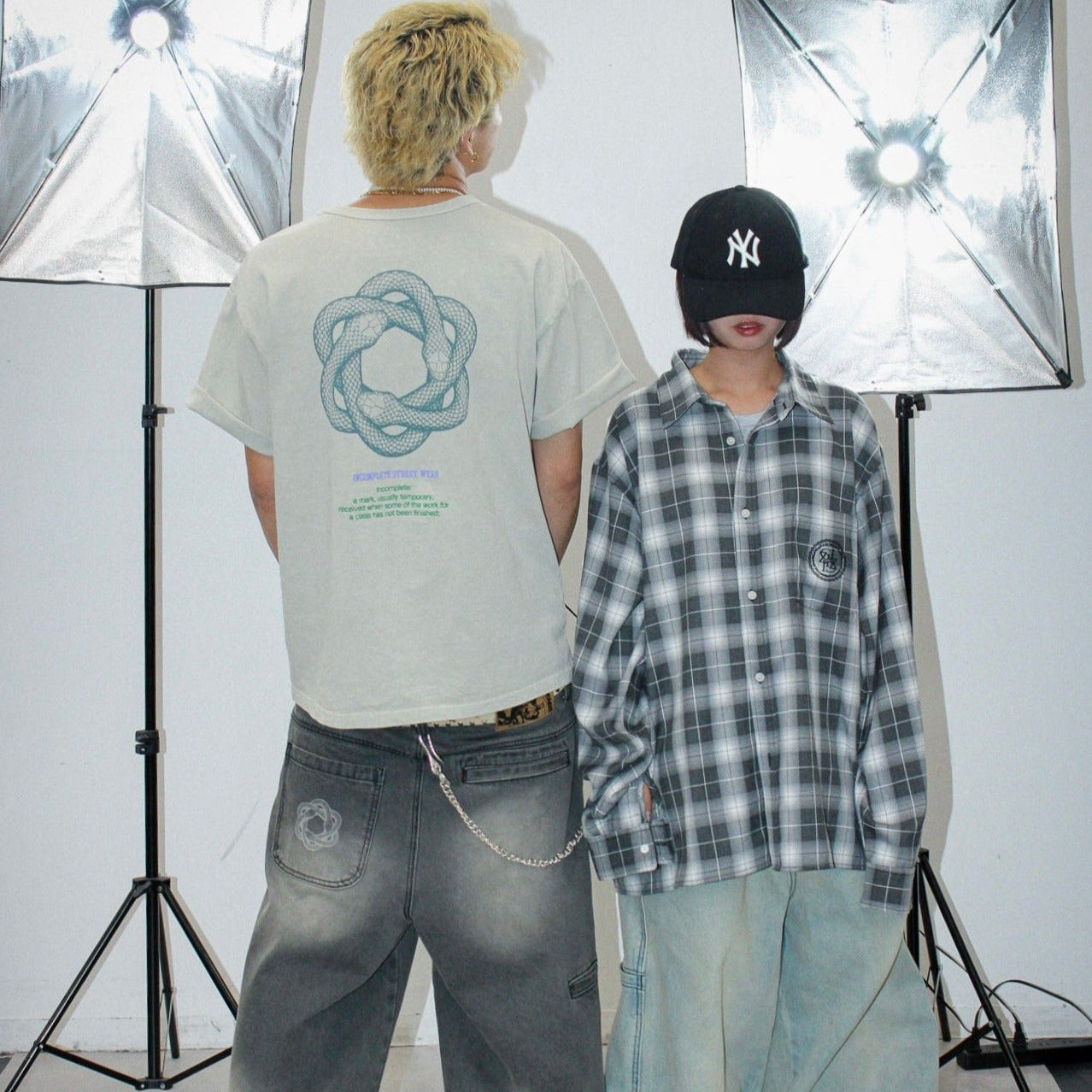 genzai Snake Buggy Denim Pants – YZ