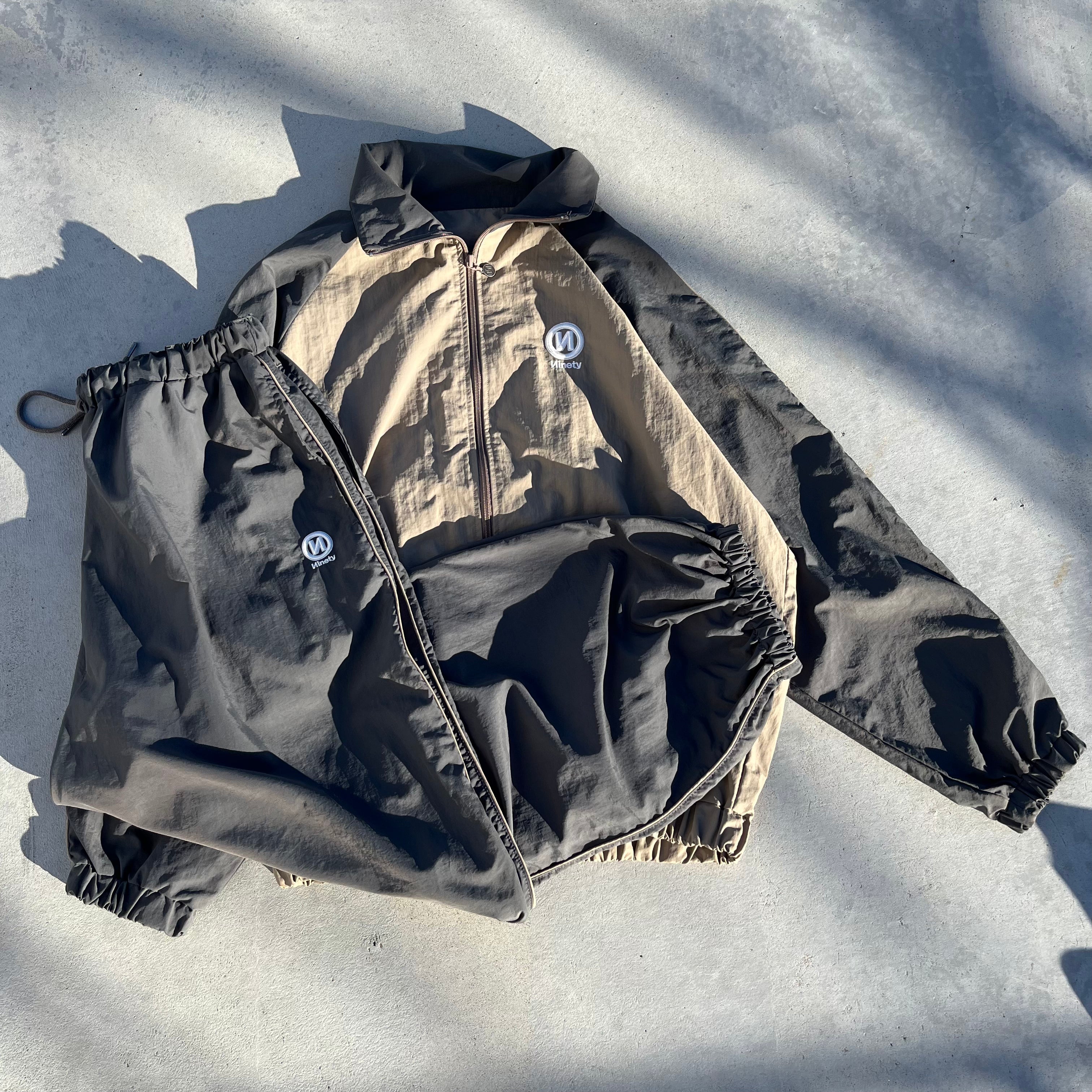 "N" Logo Tech Nylon Track Jacket – YZ