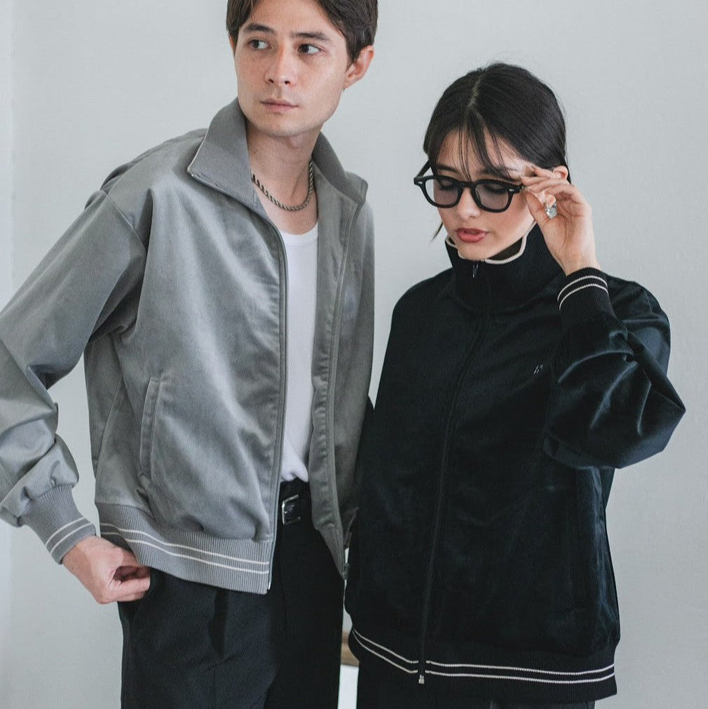 velour short track jacket – YZ