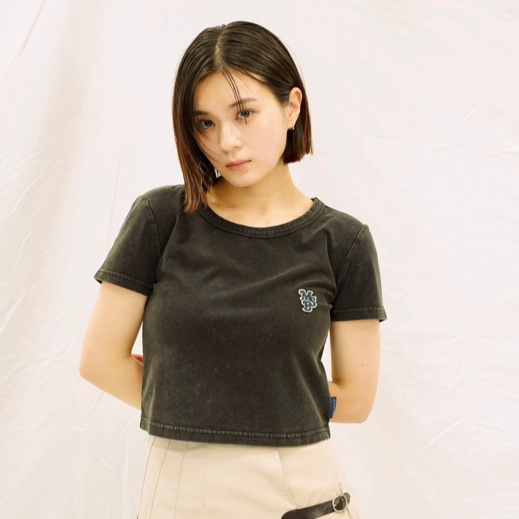 pigment cropped tee – YZ