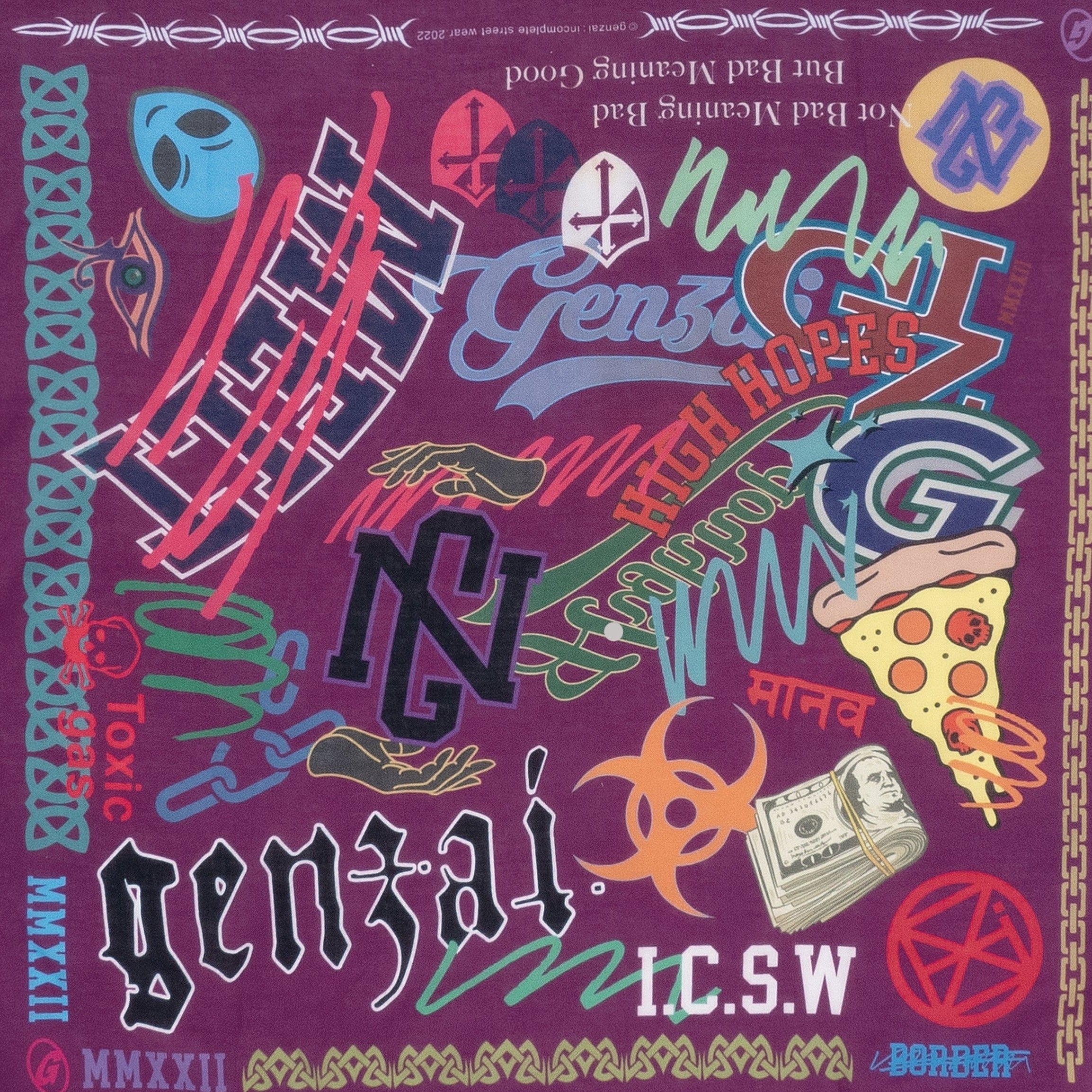 genzai collage bandana – YZ