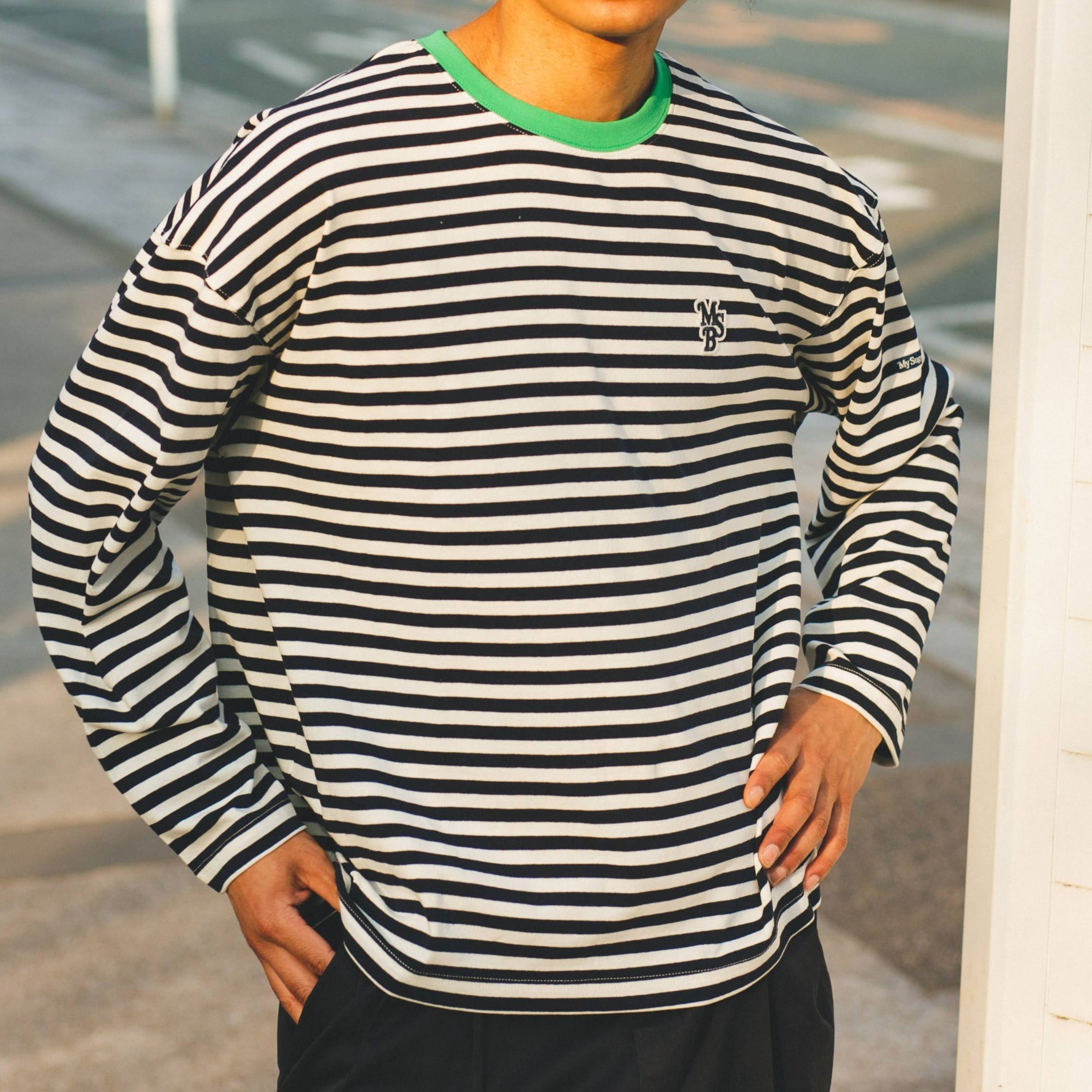 MSB logo border long tee – YZ