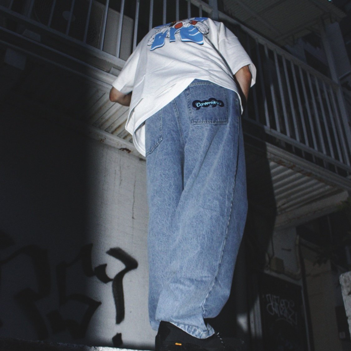 9090 × centimeter Wide Denim Pants – YZ