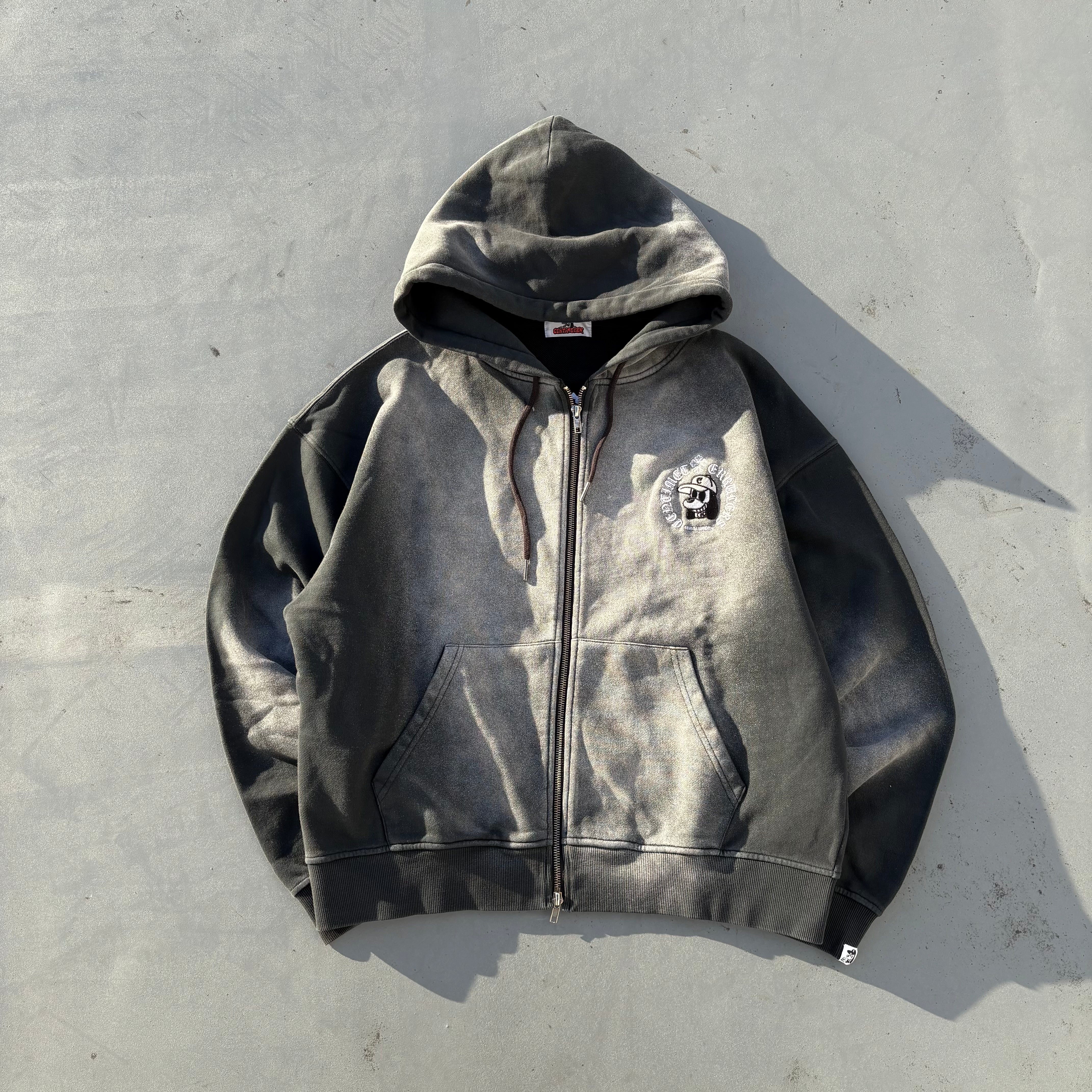 Cross ruler zip hoodie – YZ