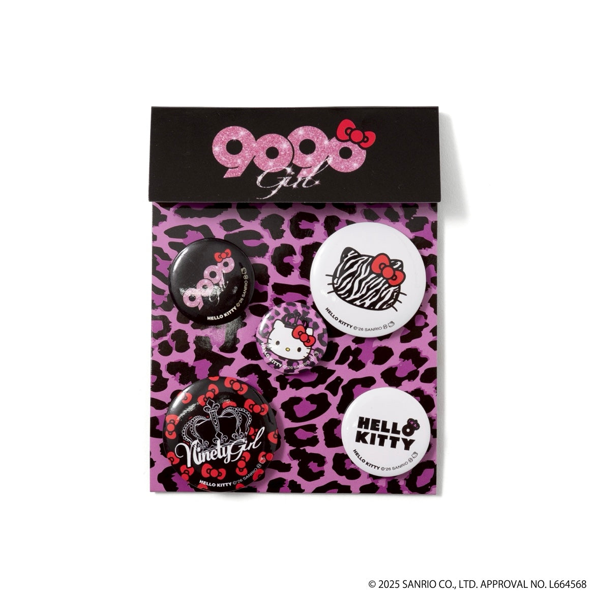 ×HELLO KITTY Button Badge Set – YZ