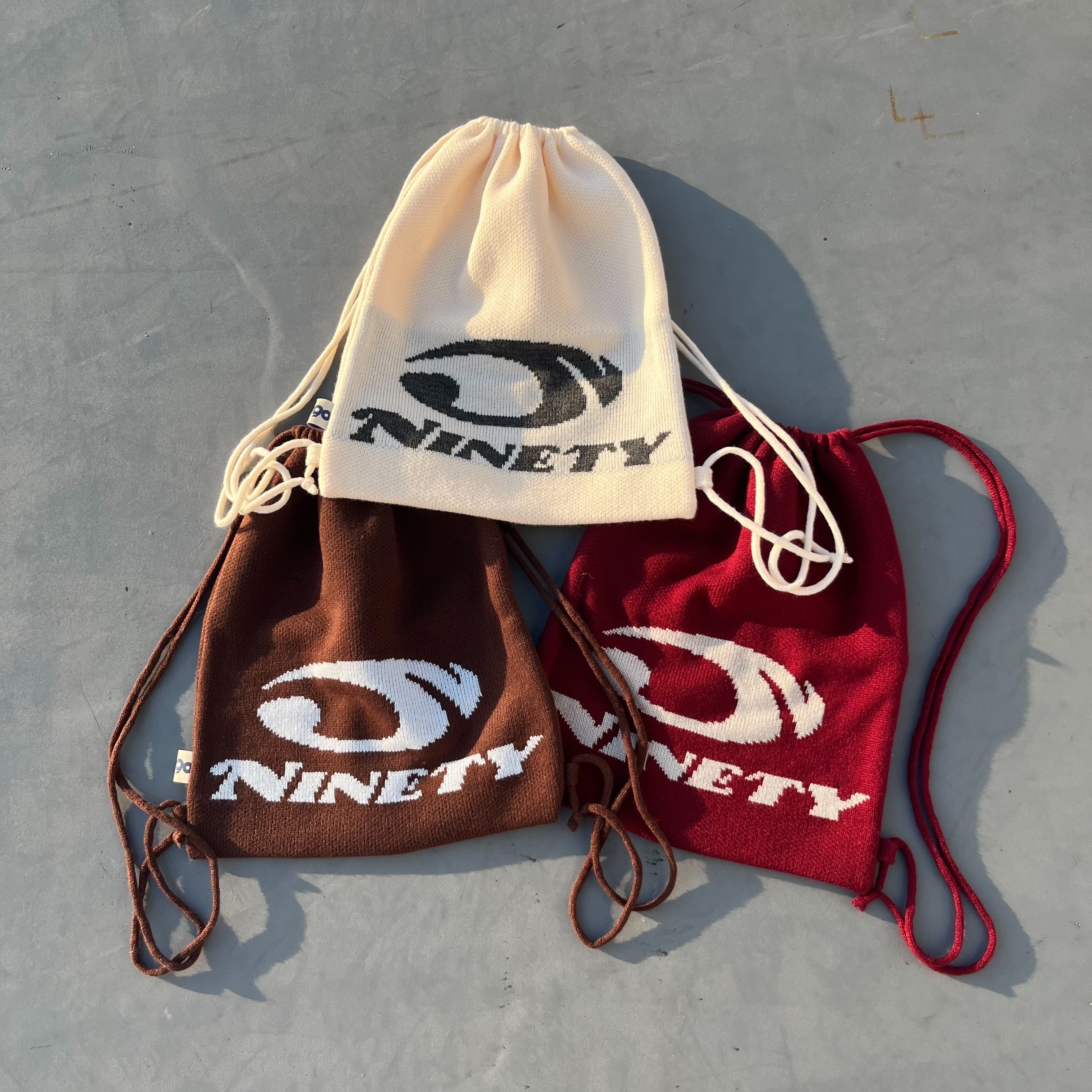 Heisei Logo Knit Knapsack – YZ