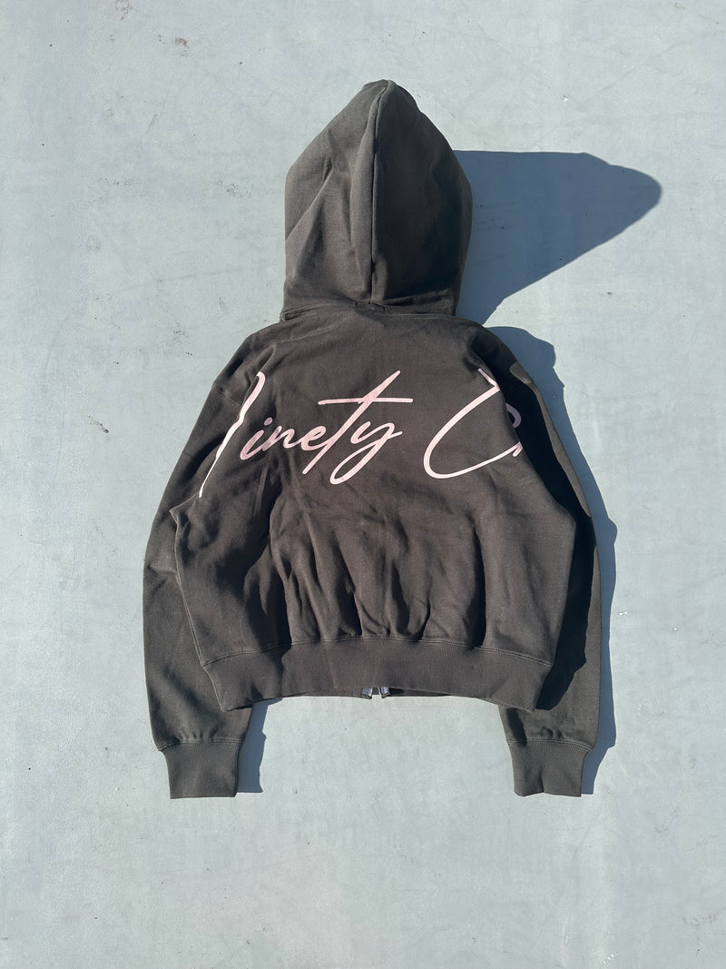 Bullet Logo Zip Hoodie – YZ
