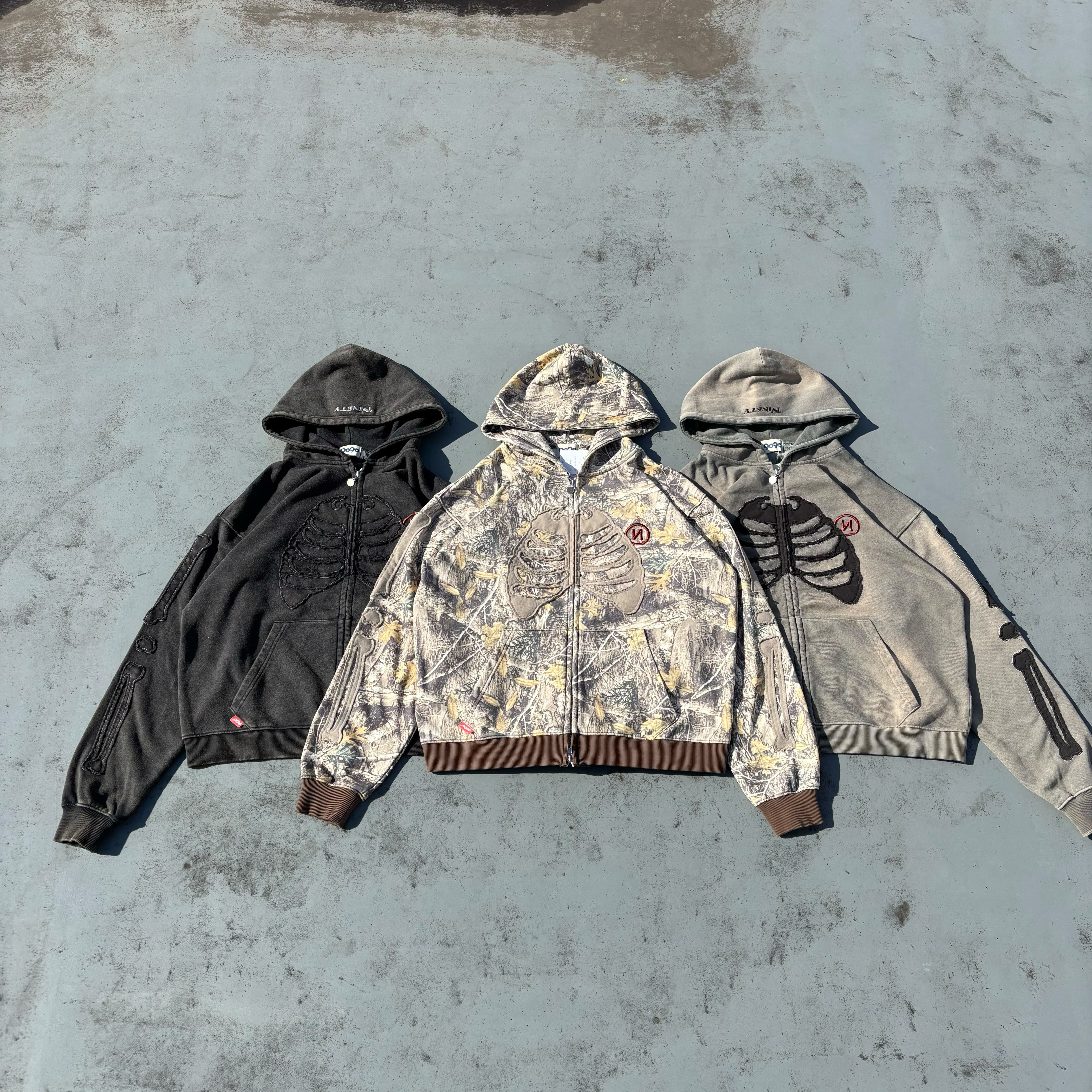 Bone Zip Hoodie – YZ