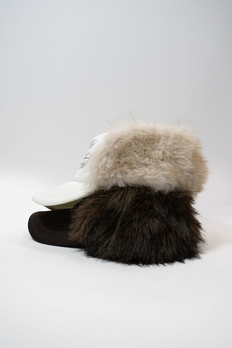 faux fur cap – YZ