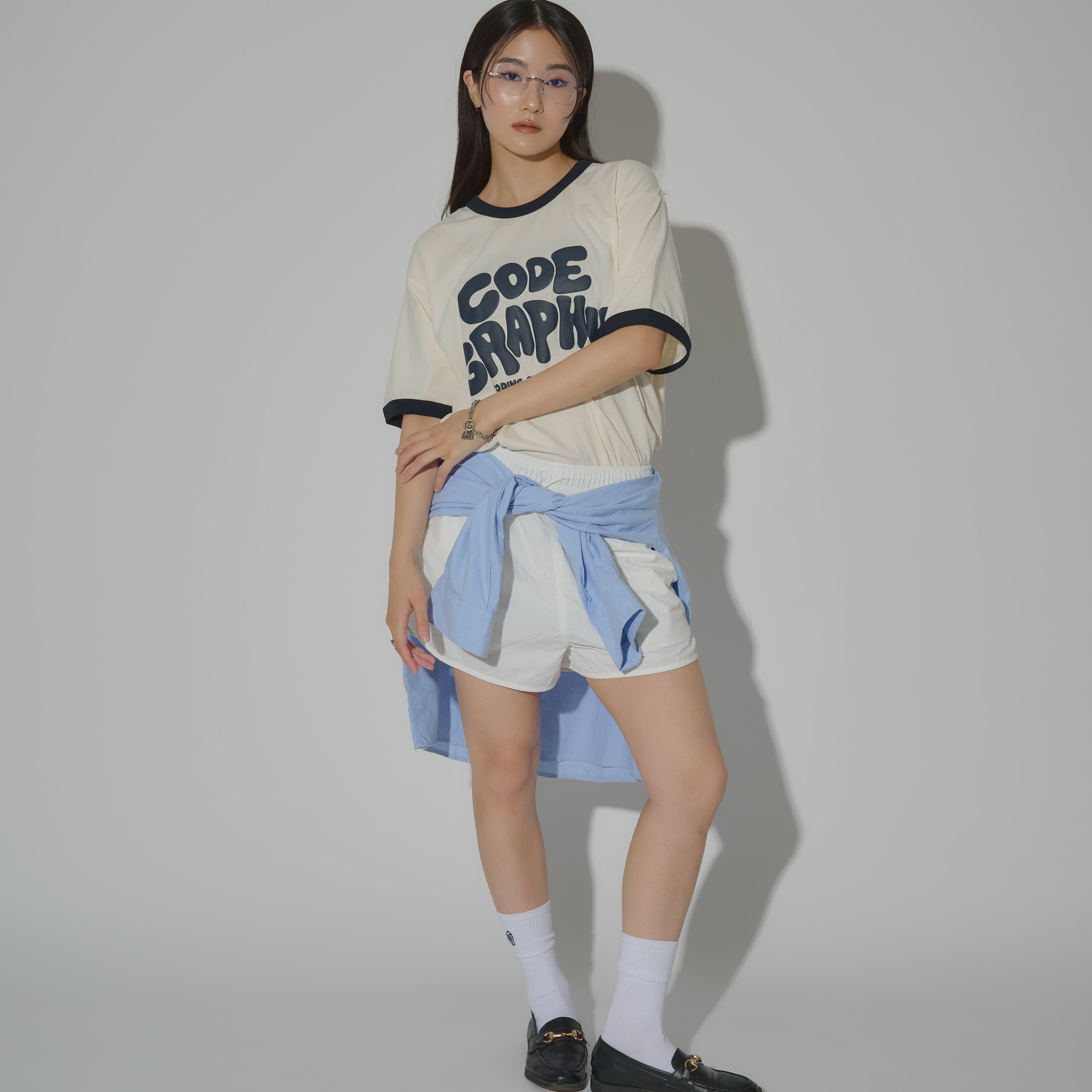 CODEGRAPHY JELLY Logo Ringer Short Sleeve T-Shirt CBEUUTS032A – YZ