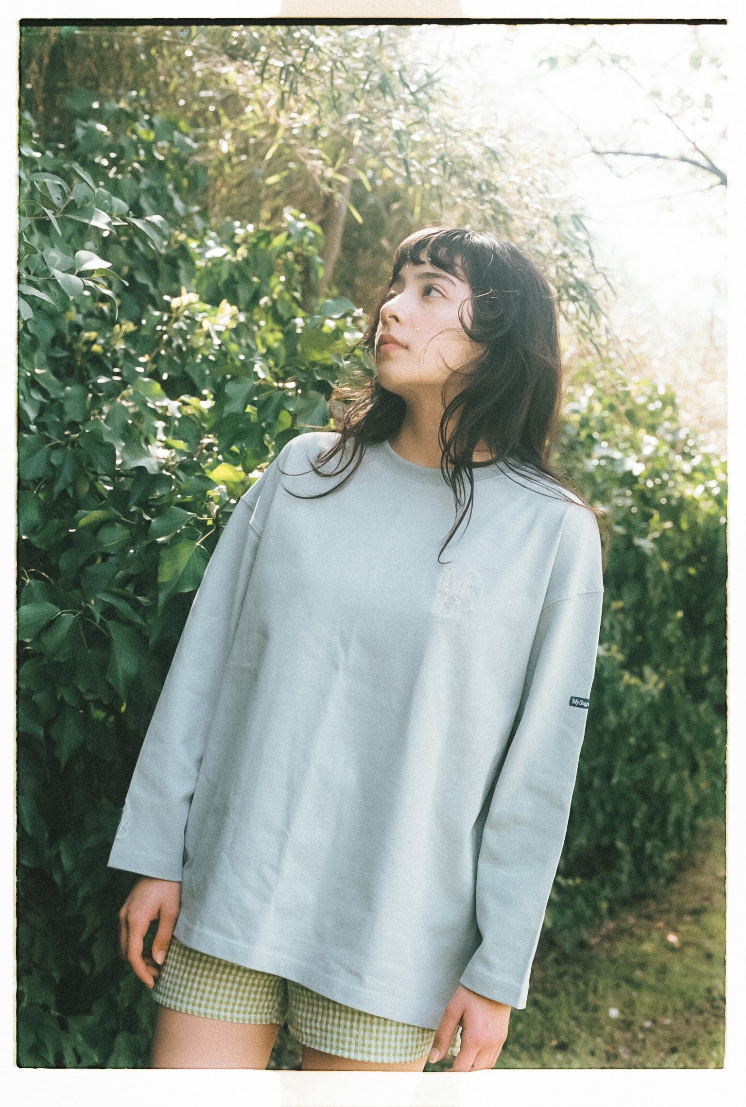 MSB chain stitch logo long tee – YZ