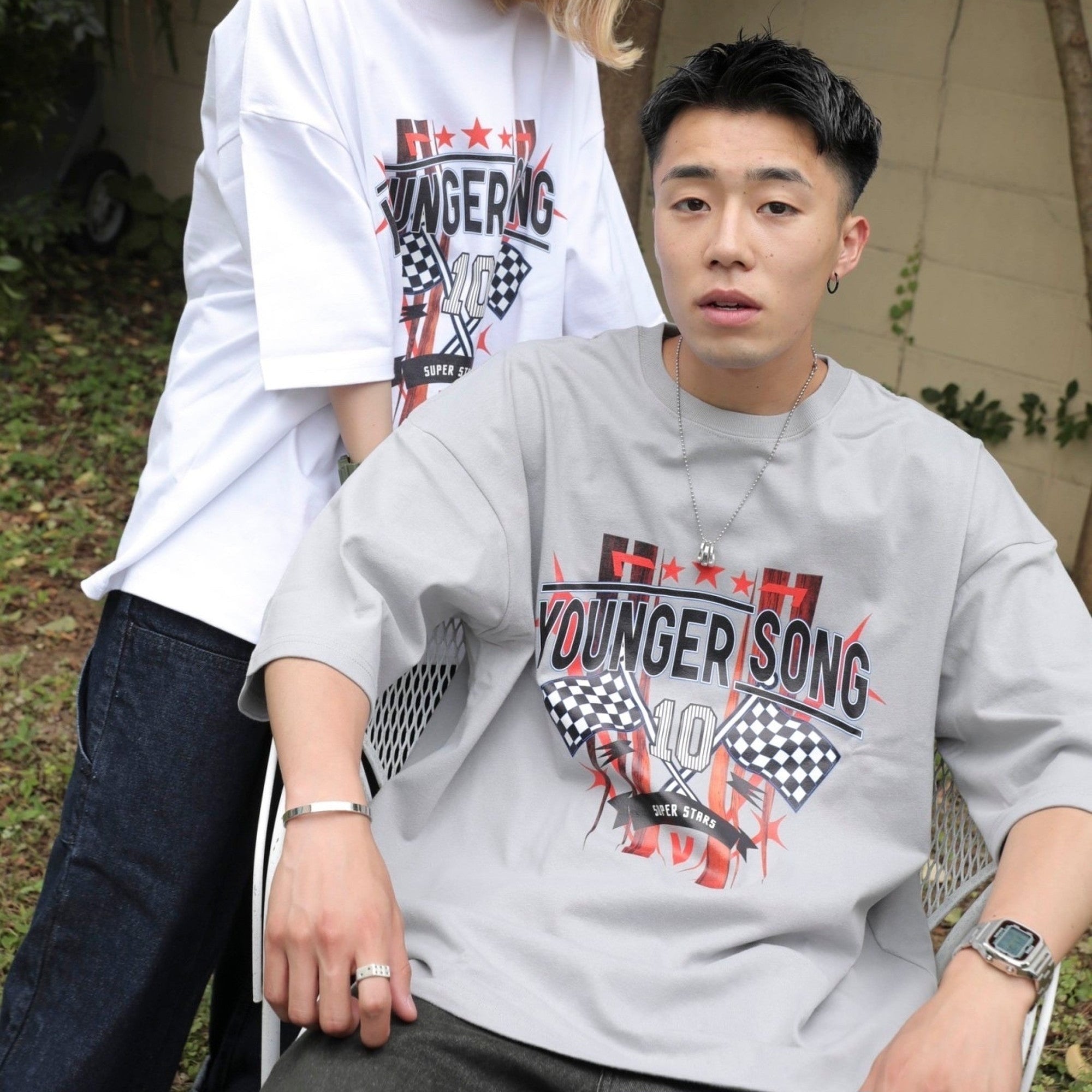 Racing logo ss tee [AZR-yng-0008-09] – YZ